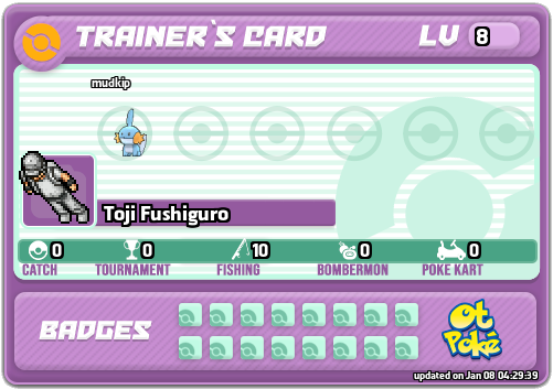 otP - Toji Fushiguro - Treinador Pokémon